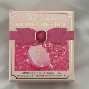 Too Faced | Makeup | Too Faced Limited Edition Bauble Gloss Ring New In ...